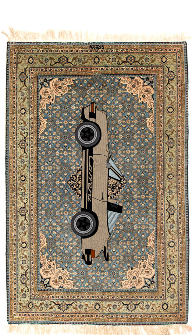 RugRiders x Porsche - Gold 1975 Porsche 911 Carrera Targa - Tehran ...